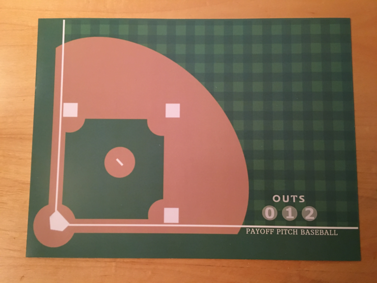 Payoff Pitch Baseball Printed Game – Sideline Strategy Games